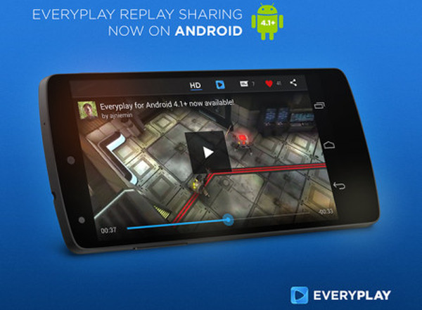 Applifier、スマホ向けゲームのプレイ動画を投稿・共有できる動画共有サービス「Everyplay」にてAndroid対応を開始 ...
